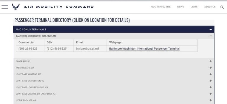 Where to Find Military Space-A Flight Schedules - Poppin' Smoke